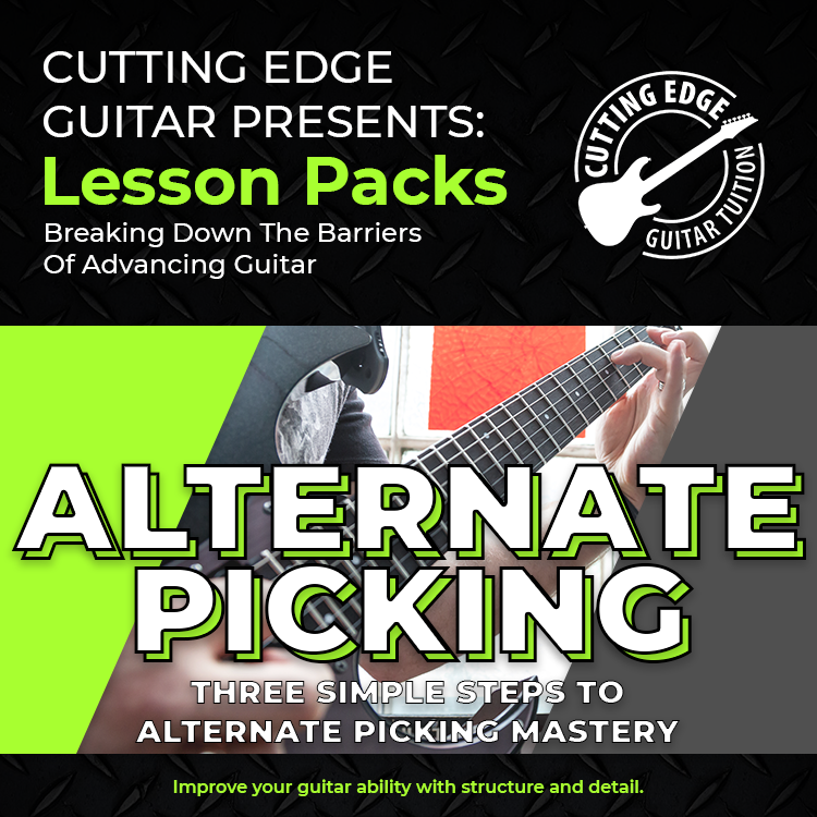Cutting Edge Alternate Picking: How To Master Alternate Picking In Three Simple Steps